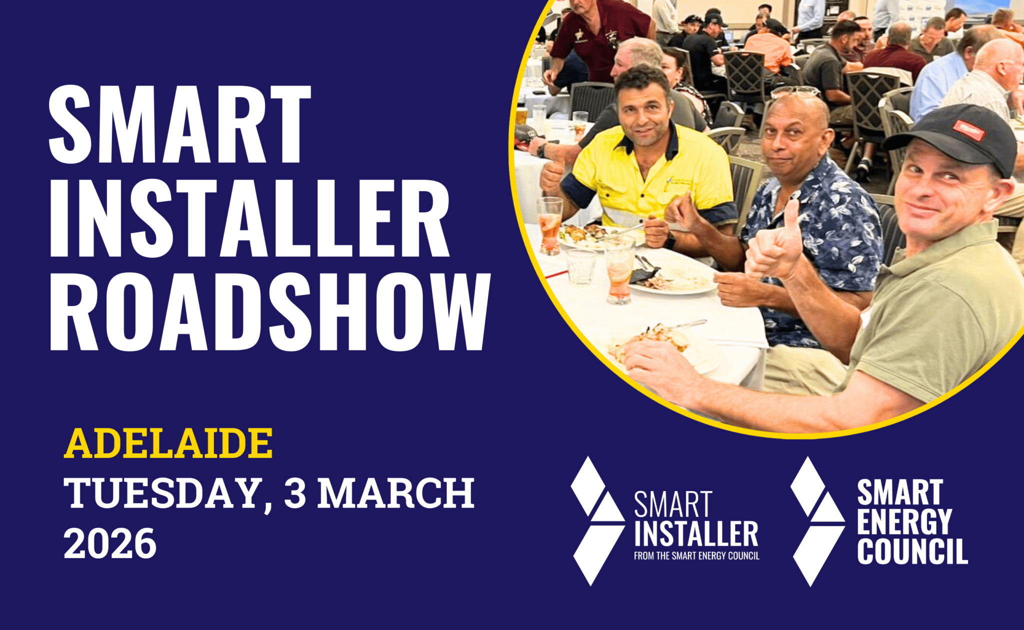 Smart Installer Roadshow - Adelaide - March 2026 - Smart Energy Council