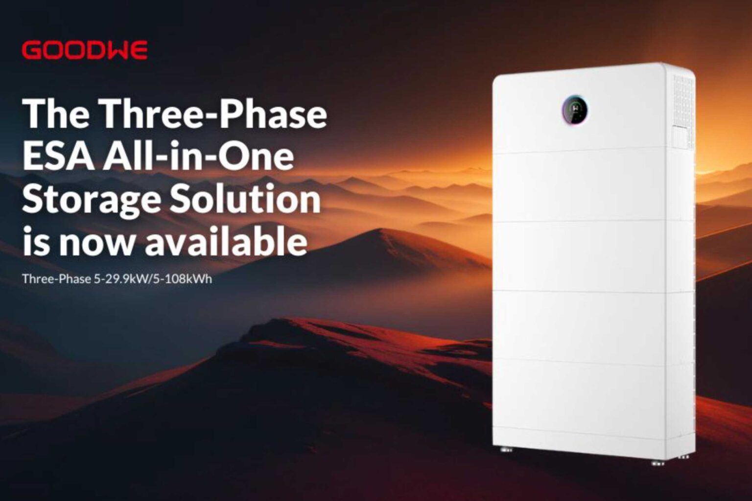 CEC Approval Secured for GoodWe’s Three-Phase ESA All-in-One Energy ...